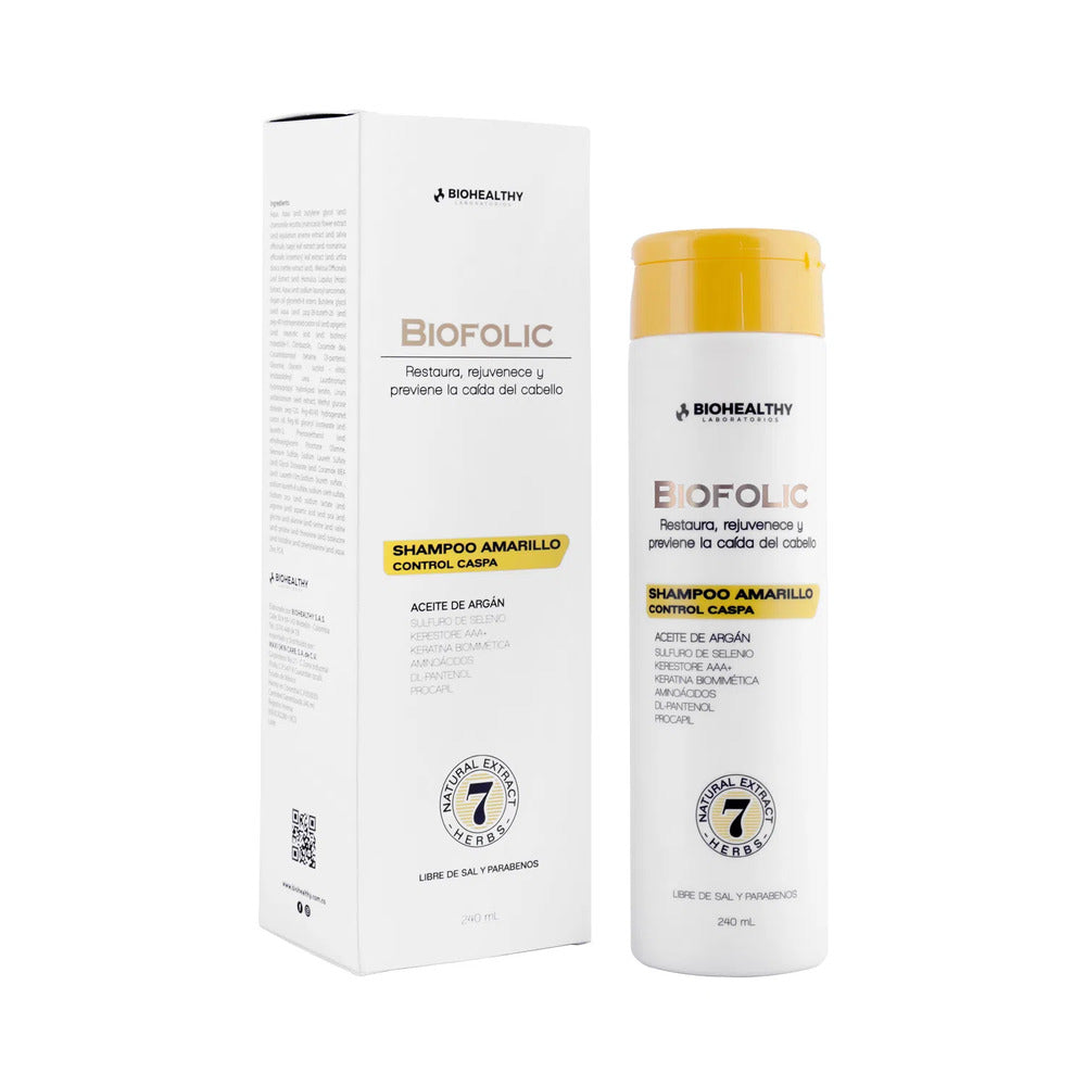 Biofolic Shampoo Amarillo 240ml | PharmaSkin