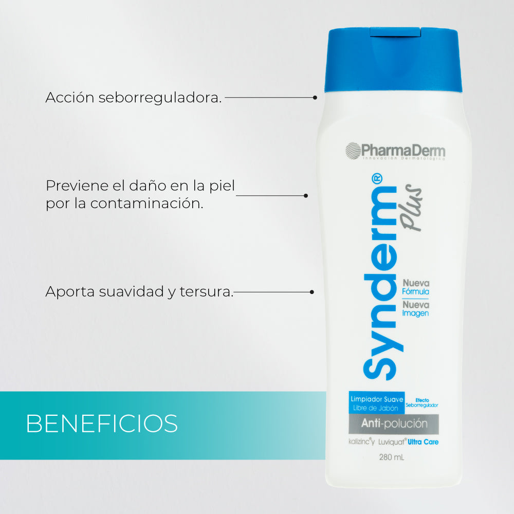 Synderm Plus Limpiador - Pharmaderm 300 ml | PharmaSkin