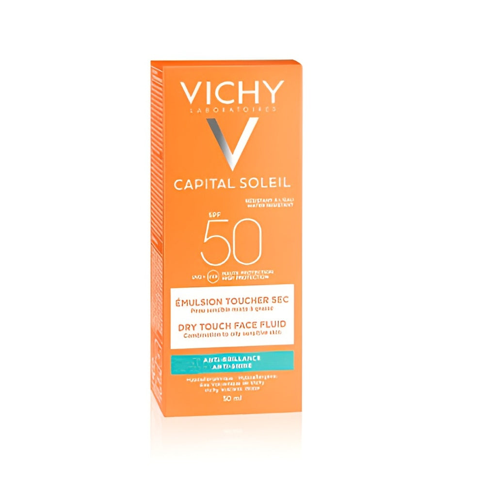Bloqueador Capital Soleil Toque Seco Spf 50+- Vichy 50 ml | PharmaSkin